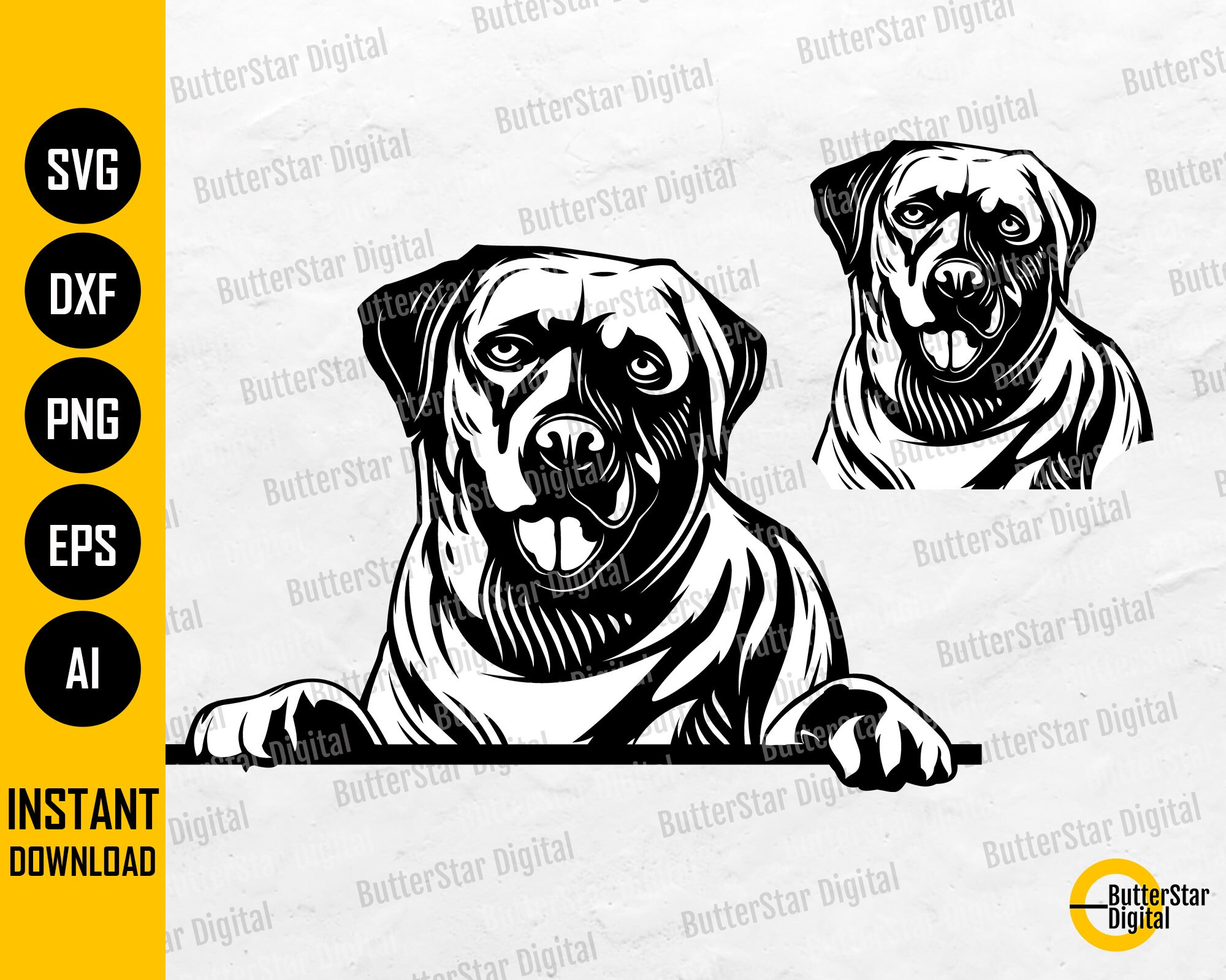 Labrador SVG Dog SVG Labrador Retriever Illustration - Etsy