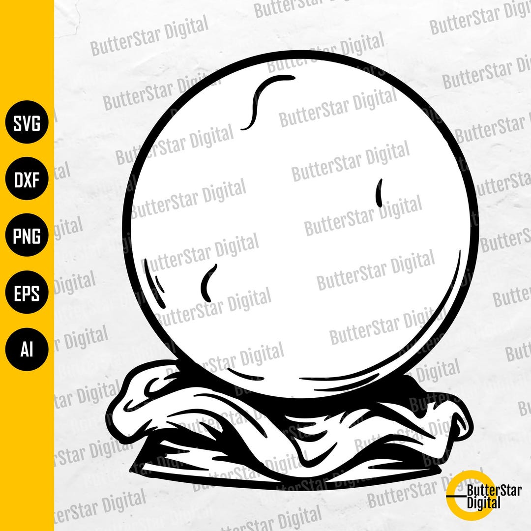 Crystal Ball SVG | Fortune Teller SVG | Witch Witchcraft Halloween ...