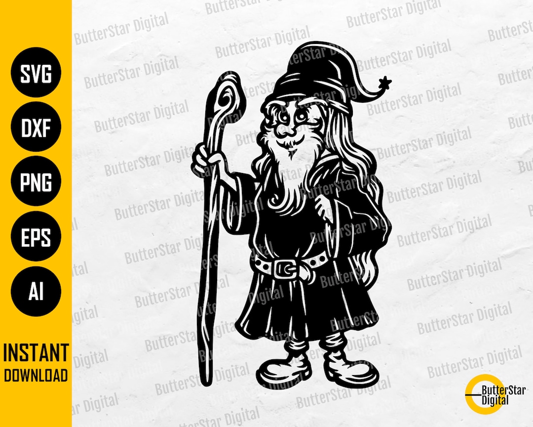 Little Wizard SVG | Magic SVG | Magical Svg | Cricut Cutting File ...
