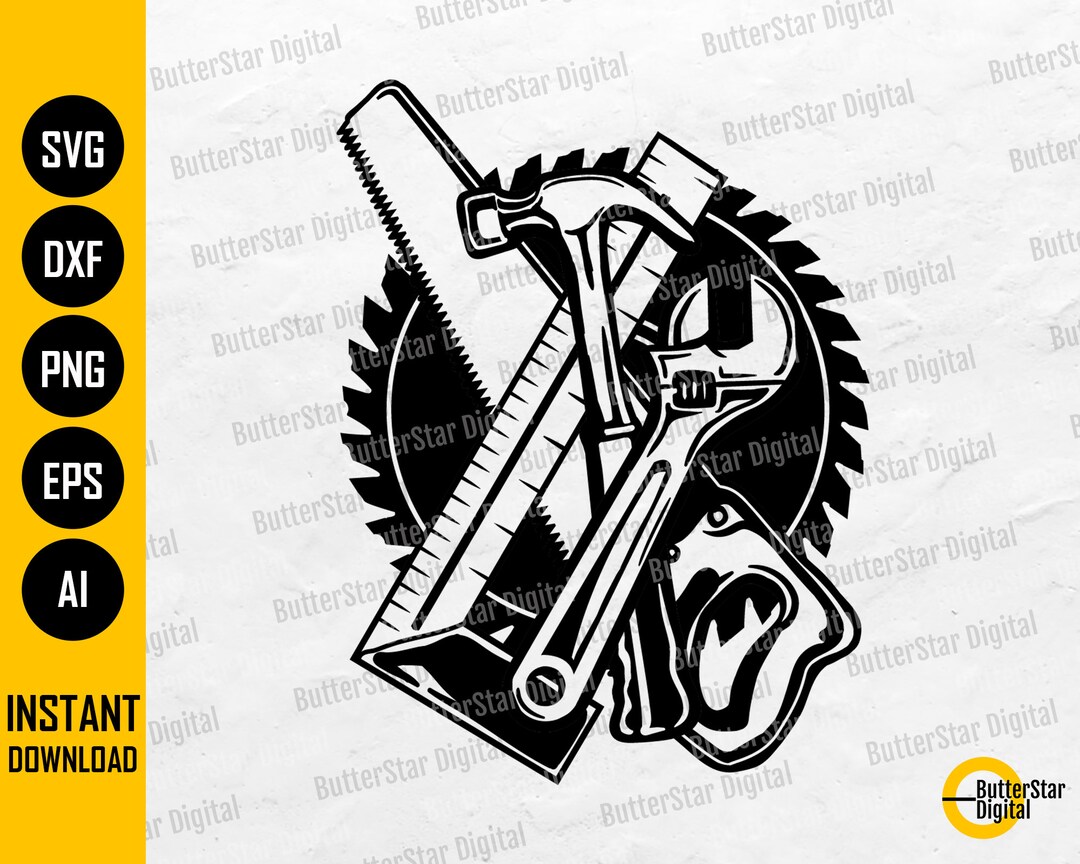 Carpenter Tools SVG | Carpentry SVG | Workshop SVG | Builder Svg ...
