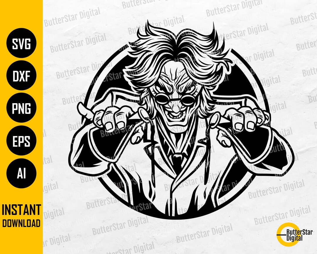 Mad Scientist SVG | Evil Genius SVG | Science T-shirt Decal Vinyl ...