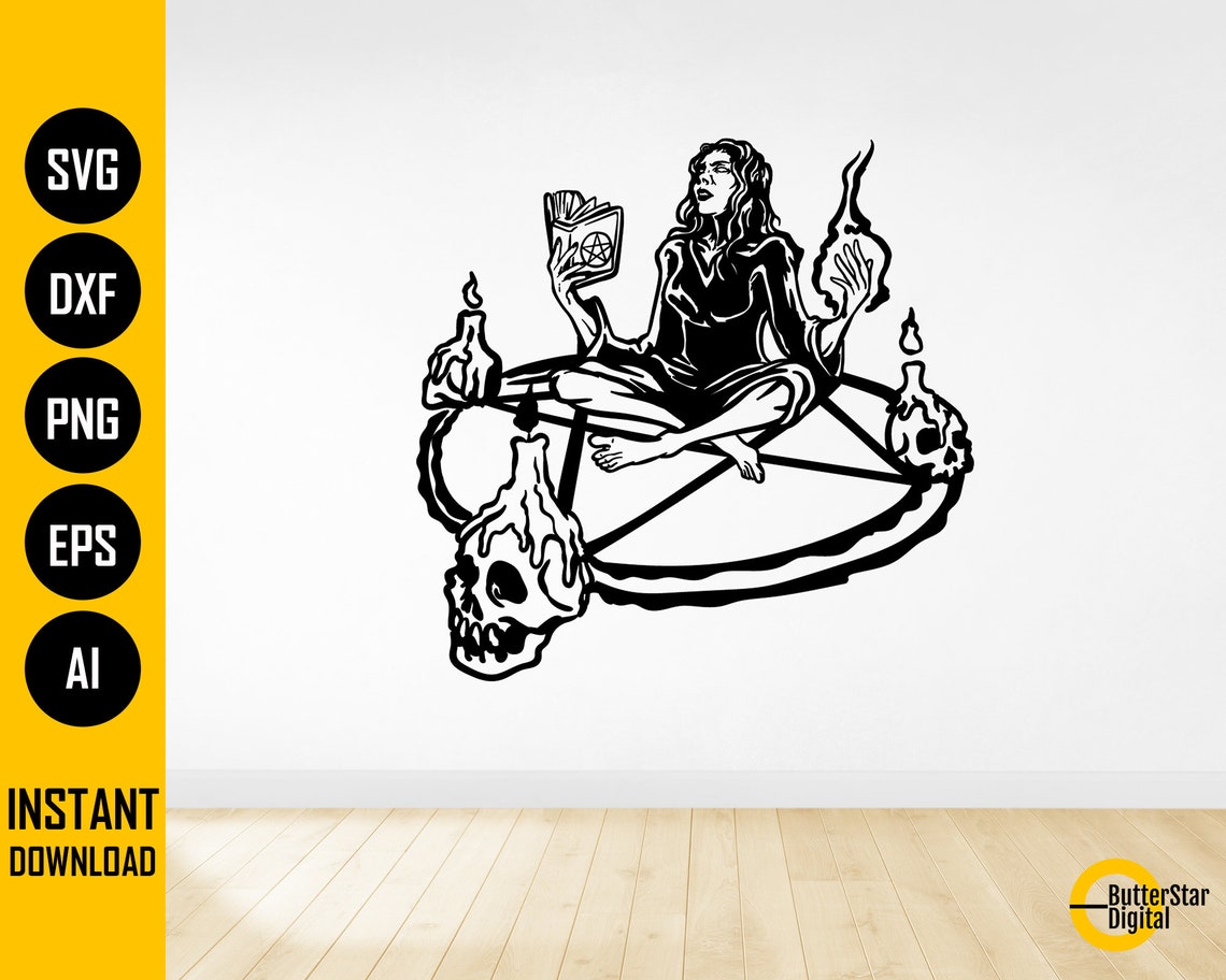 Seance SVG | Spell Book SVG | Dark Magic SVG | Witch Svg | Cricut ...