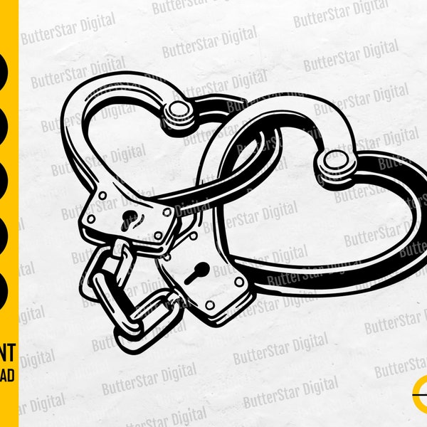 Handcuffs Svg - Etsy
