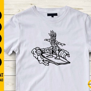 Surfing Tiki Man SVG | Surf Waves Water Riptide Sea Ocean Surfboard ...