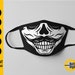Skull BUNDLE Face Mask SVG | Skeleton Facemask | Bones Mouth Covering ...