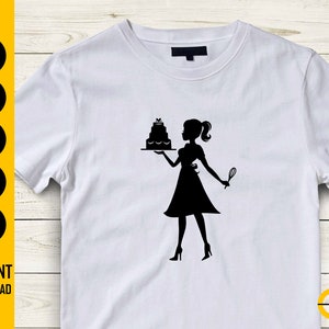 Baker Girl SVG | Baking SVG | Bake Cake Pastries Pastry Chef Cook Oven ...