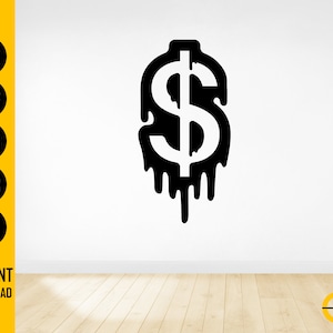 Dripping Dollar Sign SVG Money SVG Cash SVG Rich Finance Business ...