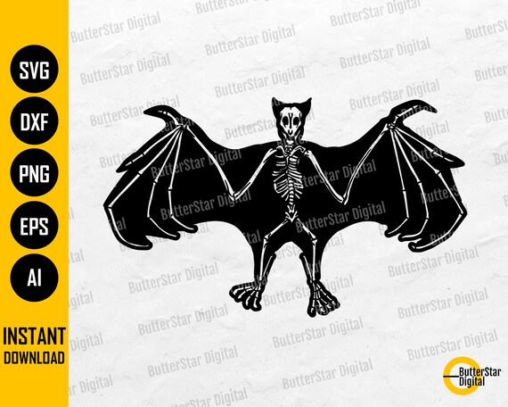 Bat Skeleton SVG Animal T-shirt Decals Vinyl Graphics - Etsy