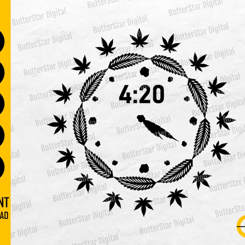420 Clock - Etsy