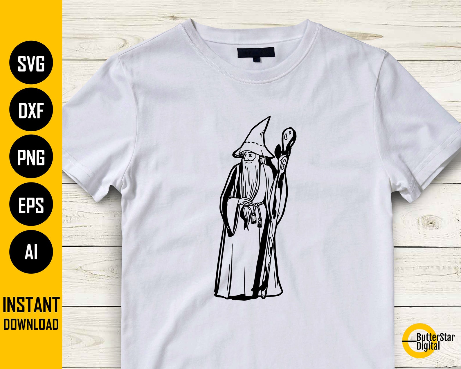 Wizard SVG Sorcerer SVG Mage SVG Magical Svg Fantasy - Etsy