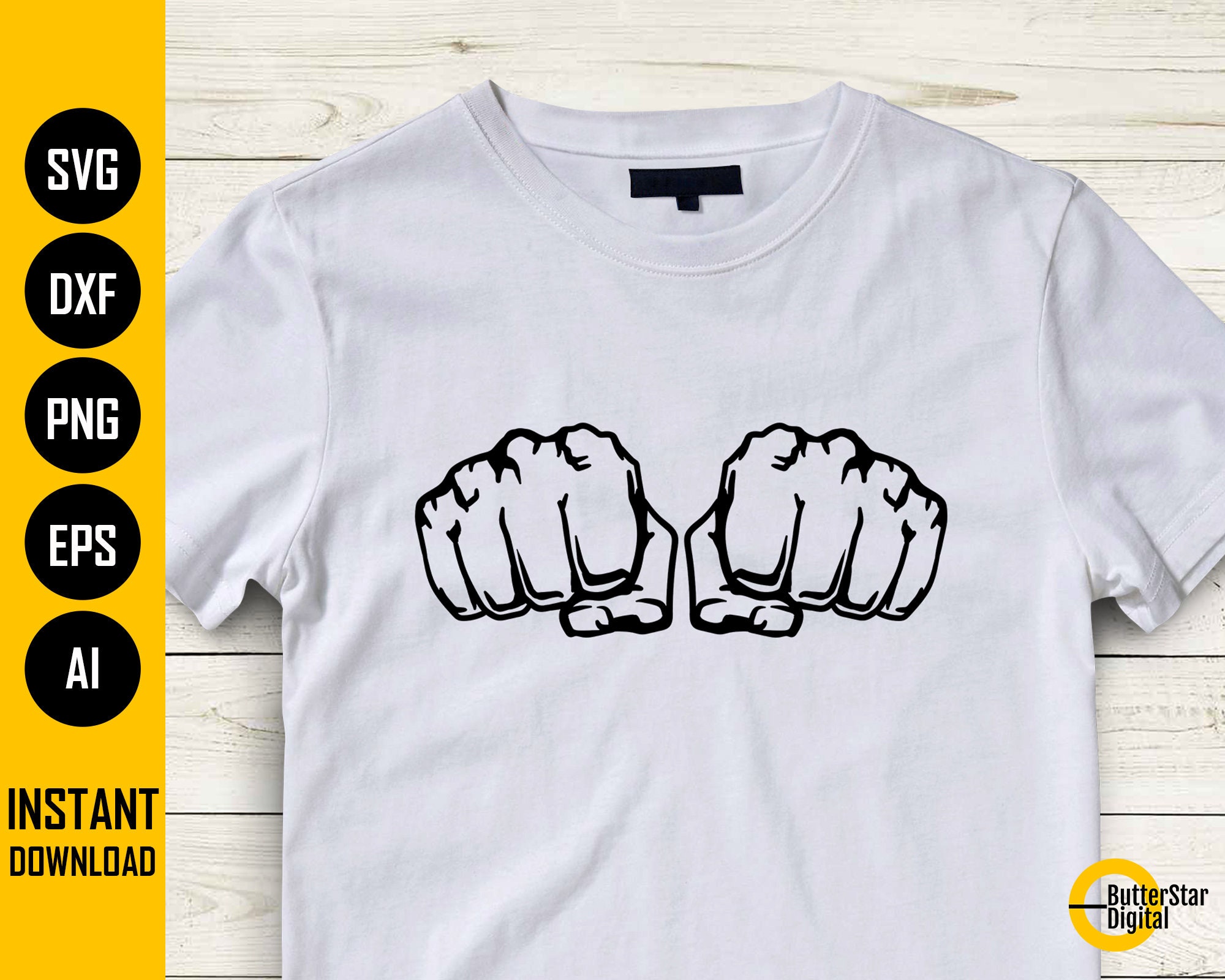 Fists SVG | Punch SVG | Fist Bump SVG | Fight Svg | Cricut Cut File ...