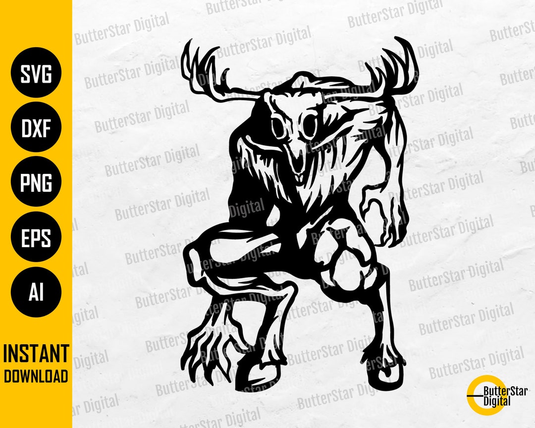 Wendigo SVG | Windigo SVG | Scary Monster T-shirt Decal Sticker Stencil ...