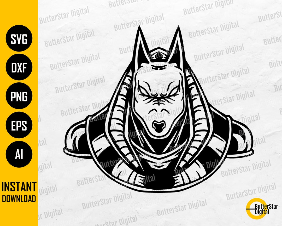 Anubis SVG / Antiguo Egipto SVG / Religión egipcia SVG / Tumba ...