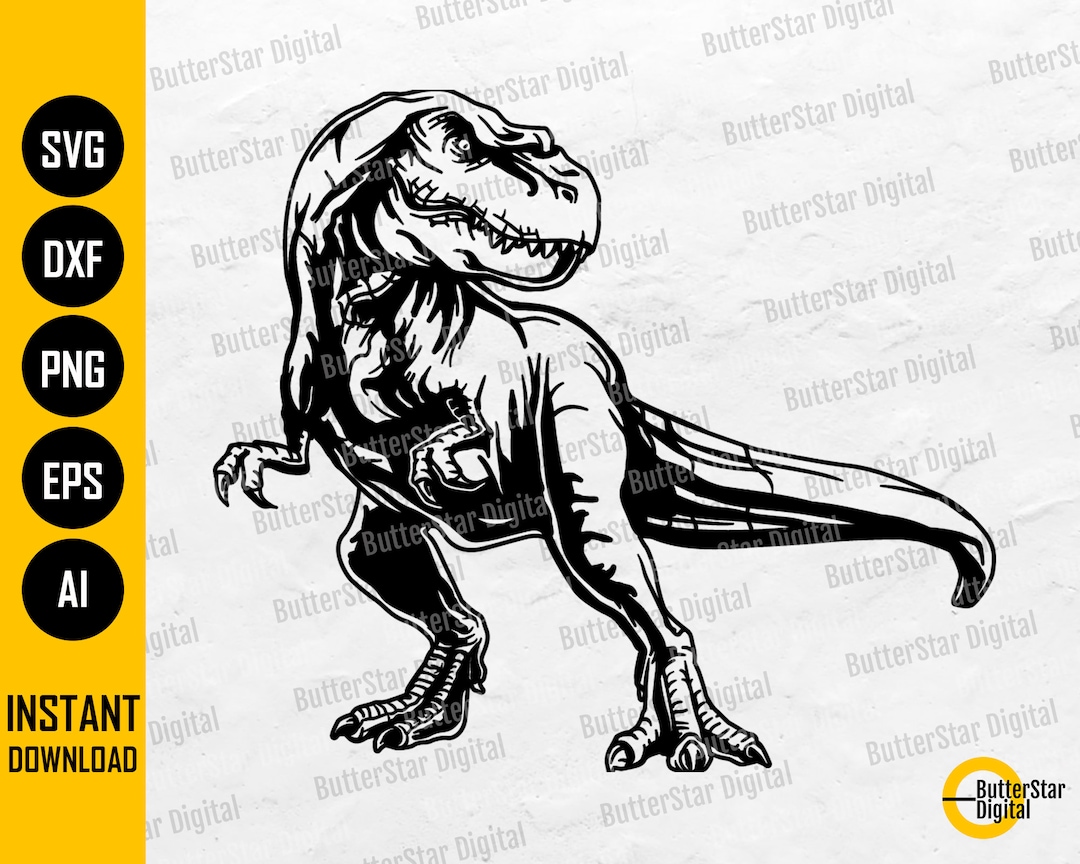 T-rex Dinosaur SVG | Tyrannosaurus Rex SVG | Dino SVG | Prehistoric ...