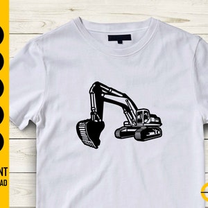 Excavator SVG File | Construction SVG | Build Load Digger Mine Mining ...