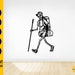 Skeleton Hiker SVG | Hiking SVG | Camping T-shirt Vinyl Stencil ...