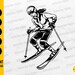 Woman Skiing SVG | Girl Skier SVG | Ski Vinyl Stencil Graphics | Cricut ...