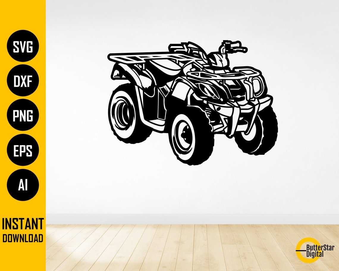 ATV SVG All Terrain Vehicle SVG Extreme 4x4 Offroad Motor | Etsy