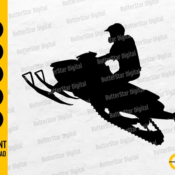 Snowmobile Svg - Etsy