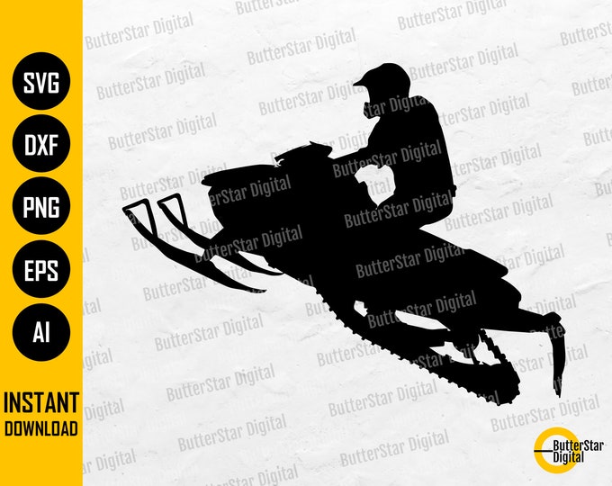 6 Pack SVG File: SKIDOO Snowmobile Modern and Vintage Logos SVG for ...