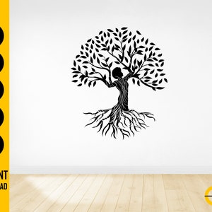 Afro Man Tree SVG | African American SVG | Black Power SVG | Cricut ...