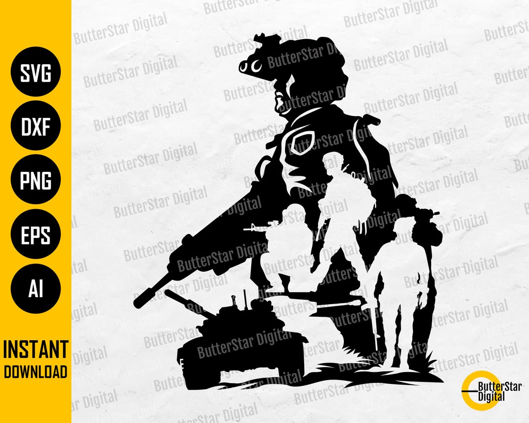 Soldiers SVG | Veteran SVG | Military T-shirt Decal Sticker Stencil ...