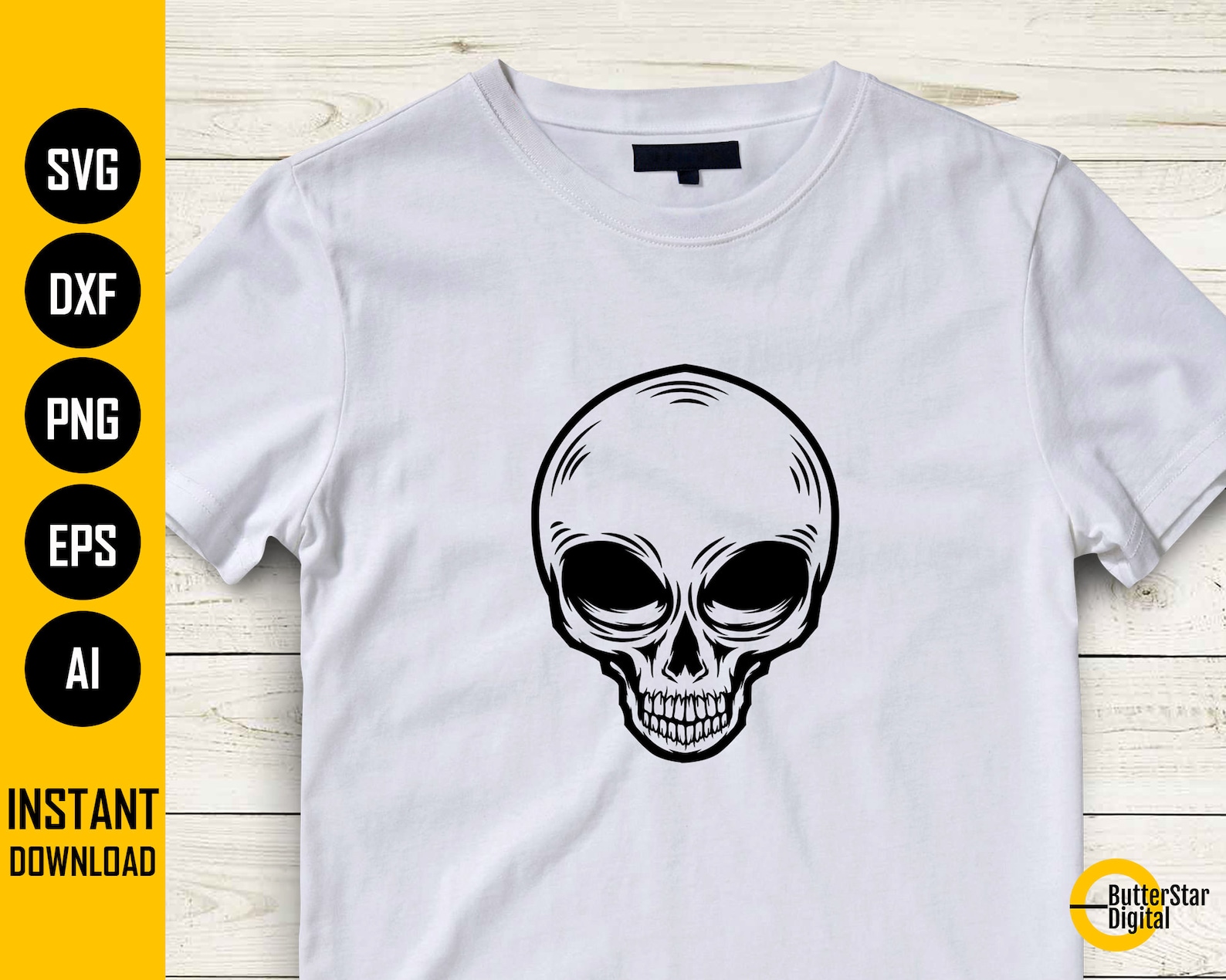 Alien Skull SVG Space Monster SVG Extra Terrestrial SVG | Etsy