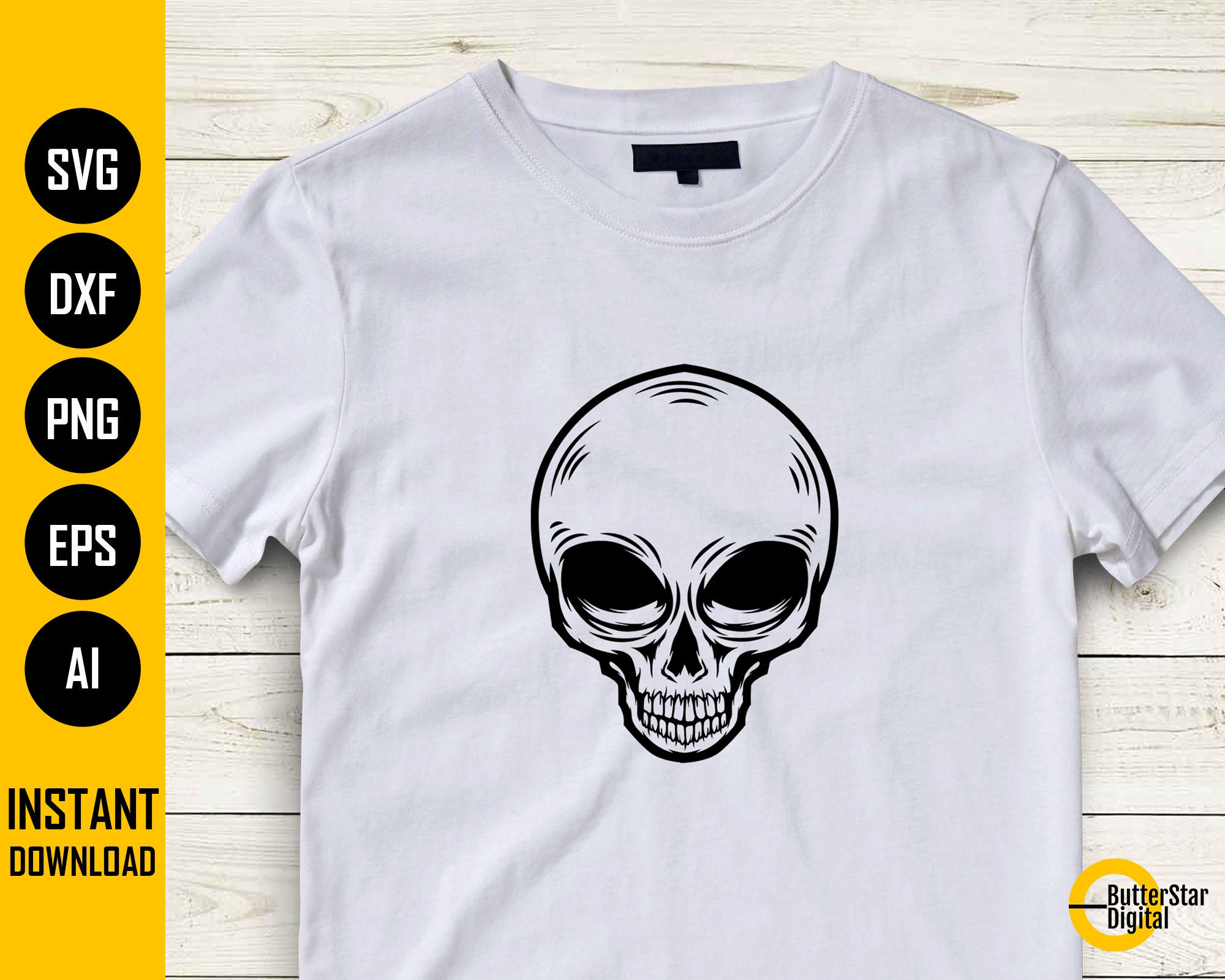 Alien Skull SVG Space Monster SVG Extra Terrestrial SVG - Etsy Canada