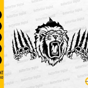 Lion Claws Scratch SVG | African Safari SVG | Wild Animal Shirt ...