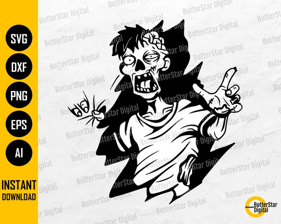 Art & Collectibles Apocalypse SVG Zombie Hand SVG Horror T-Shirt Decal ...