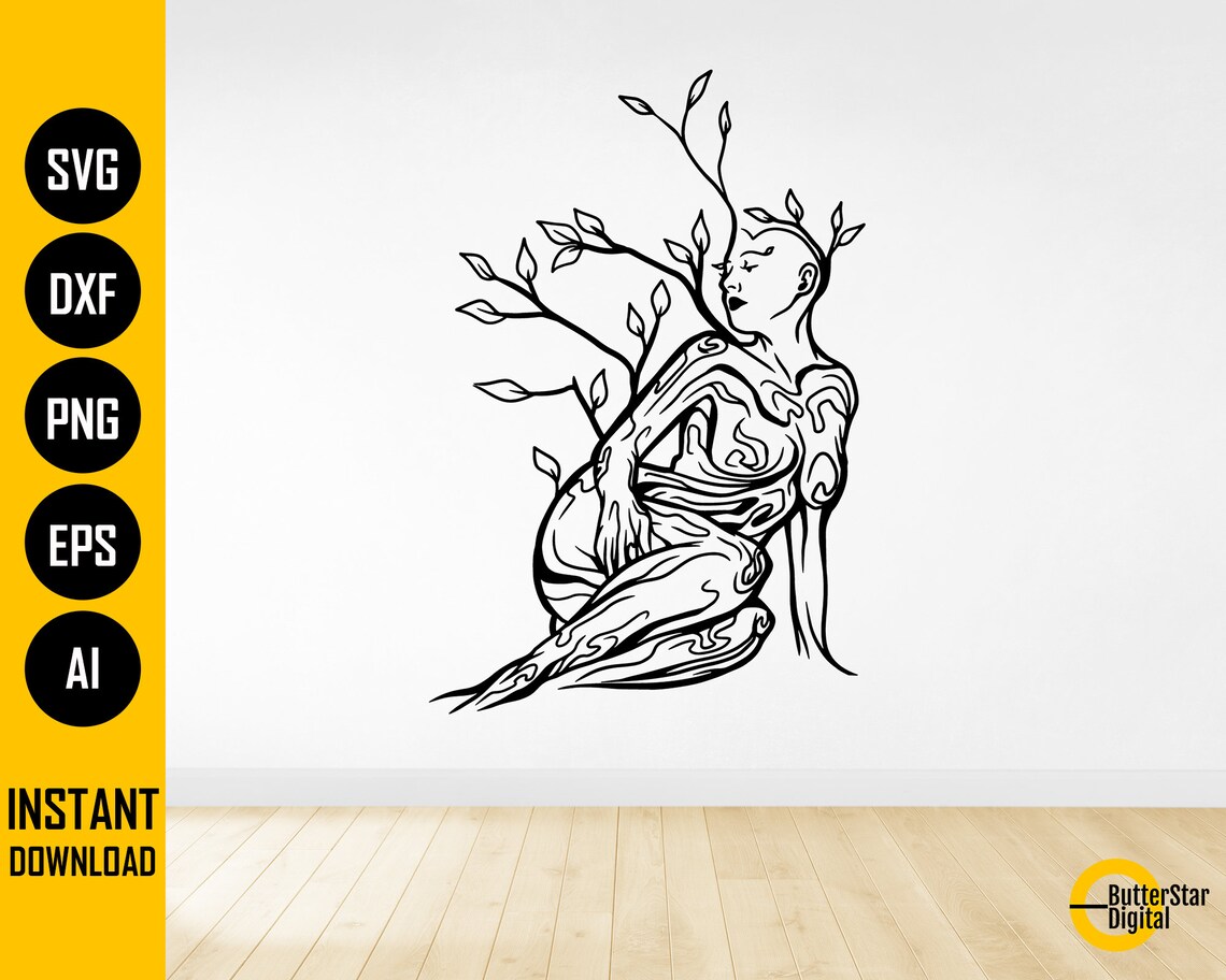 Lady Tree SVG Women Empowerment SVG Woman SVG Cricut - Etsy
