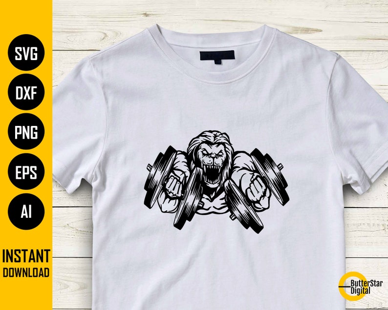 Workout Beast SVG Bodybuilding SVG Fitness Fit Healthy - Etsy