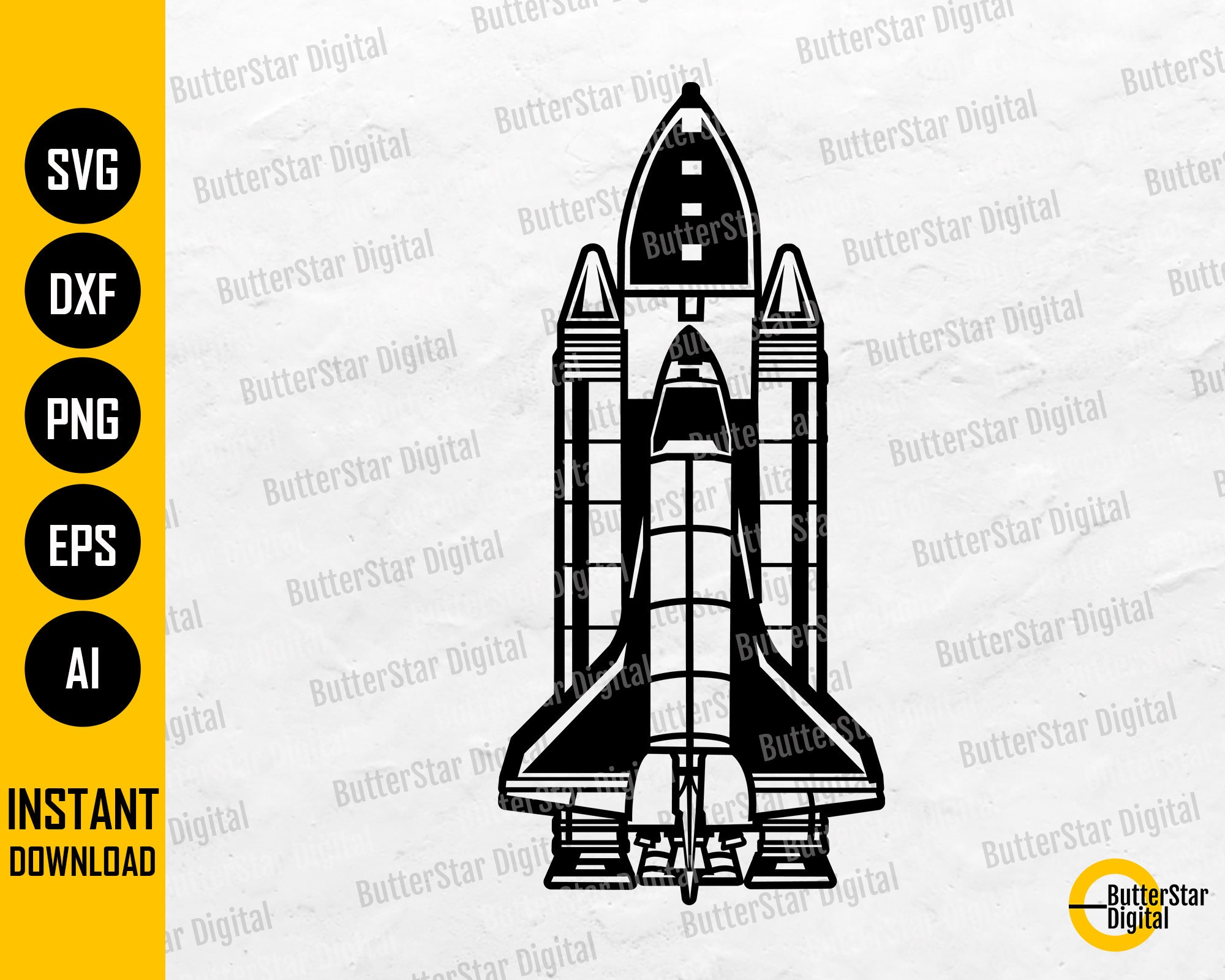 Space Shuttle Launch SVG Rocket SVG Astronomy Universe - Etsy