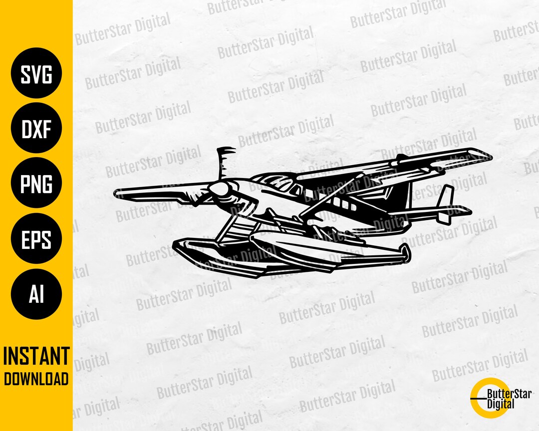 Sea Plane Svg | Ocean Vehicle SVG | Water Flight Trip Vacation Beach ...