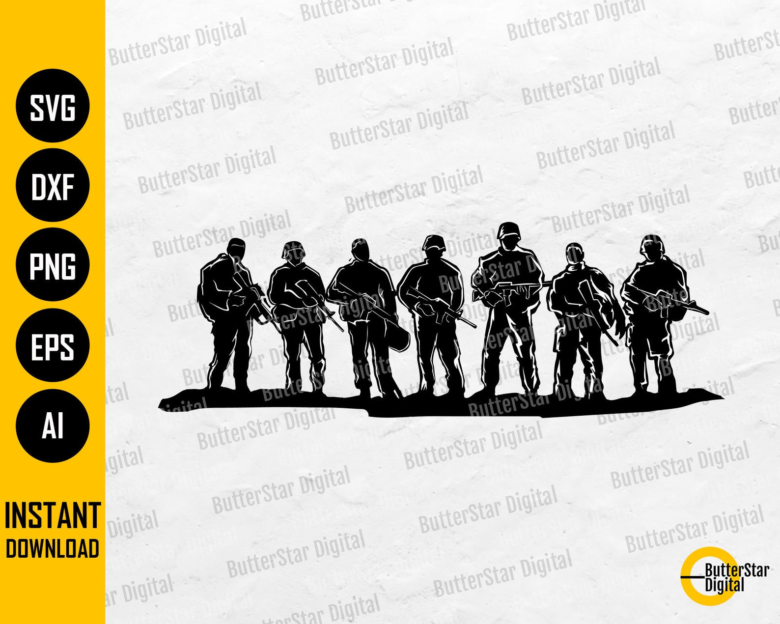 Soldiers SVG Troops SVG Army SVG Military Svg Veteran - Etsy