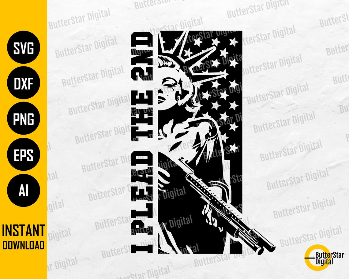 I Plead the 2nd SVG | Statue of Liberty SVG | America T-shirt Decal ...