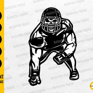 Skeleton Football Player SVG | Football SVG | Skull Sport Tackle ...
