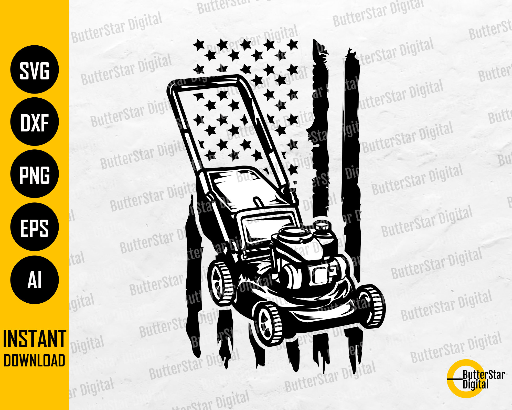 Lawn Mower Decal