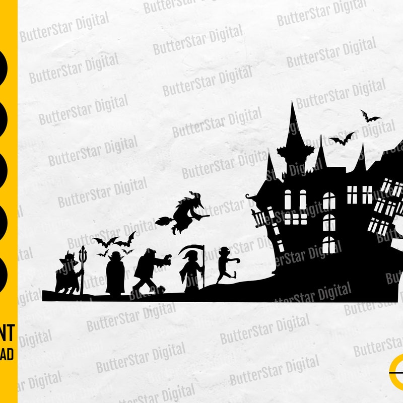 Halloween Scene - Etsy