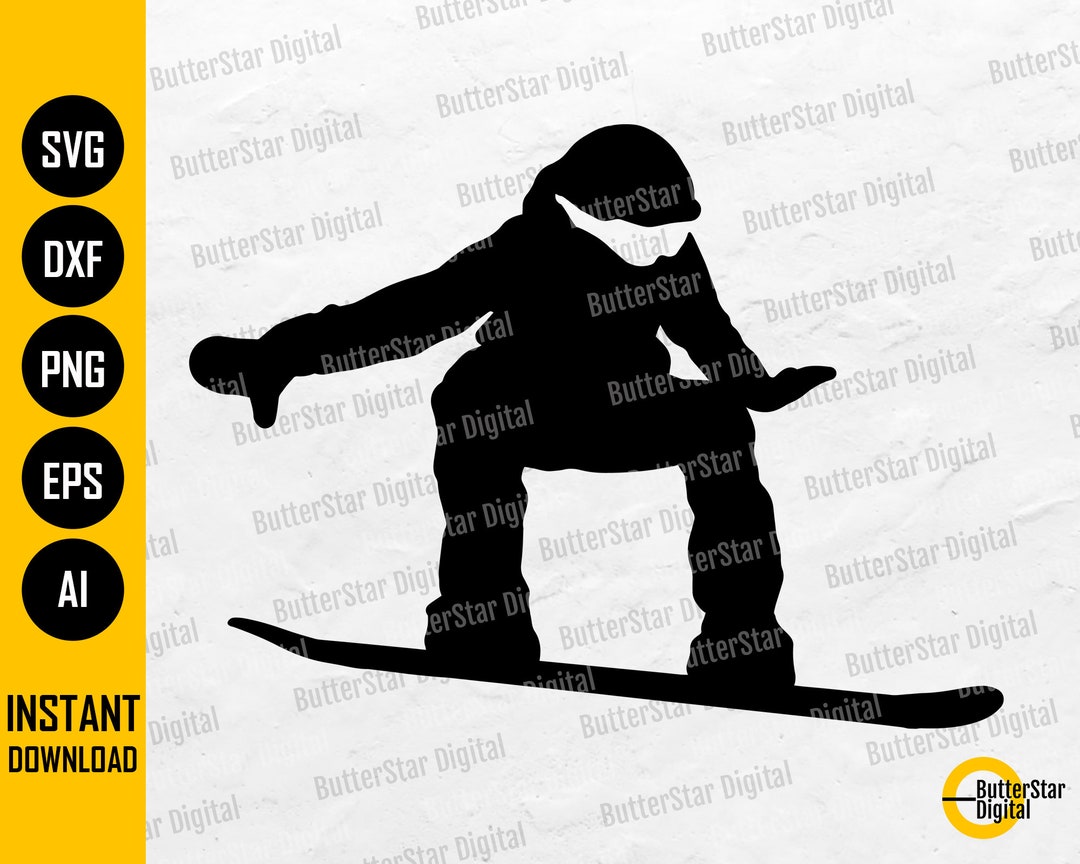 Snowboarder SVG Snowboarding SVG T-shirt Decal Gift Sticker Cricut ...