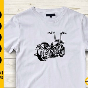 Back of Motorcycle SVG | Motorbike Vinyl Stencil Drawing Illustration ...
