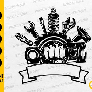 Mechanic SVG | Repair Tools SVG | Mechanic T-shirt Decal Sticker ...
