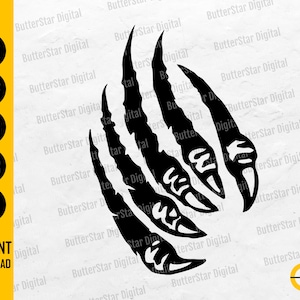 Monster Claws SVG | Wild Beast SVG | Horror T-shirt Decal Decor Wall ...