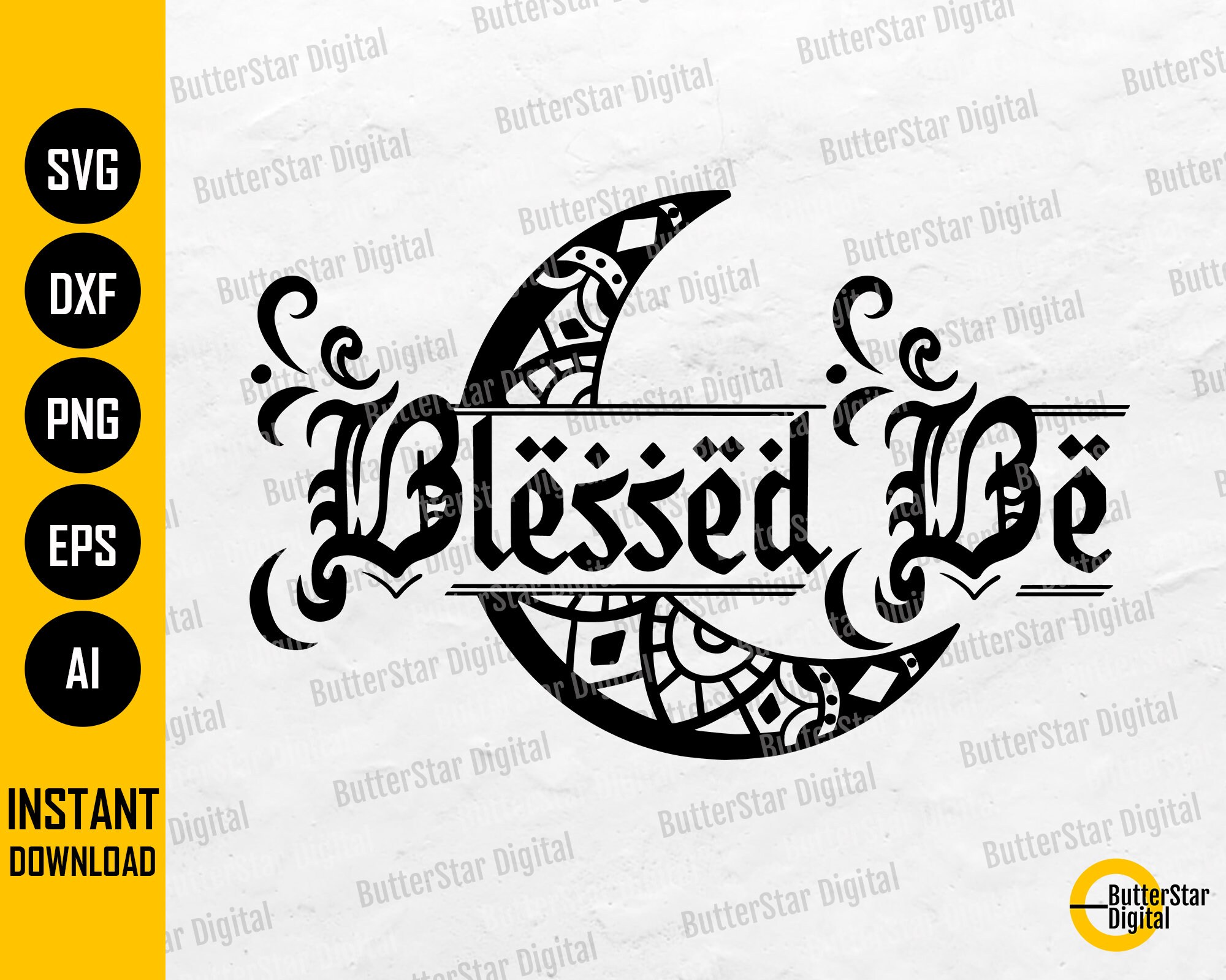 Blessed Be SVG Witchcraft SVG Wicca SVG Witch Svg - Etsy