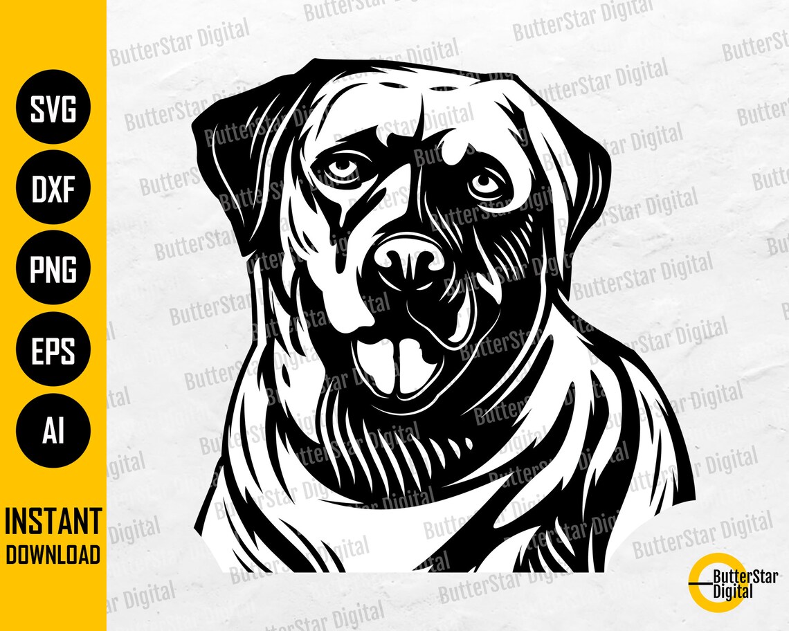 Labrador SVG Dog SVG Labrador Retriever Illustration - Etsy