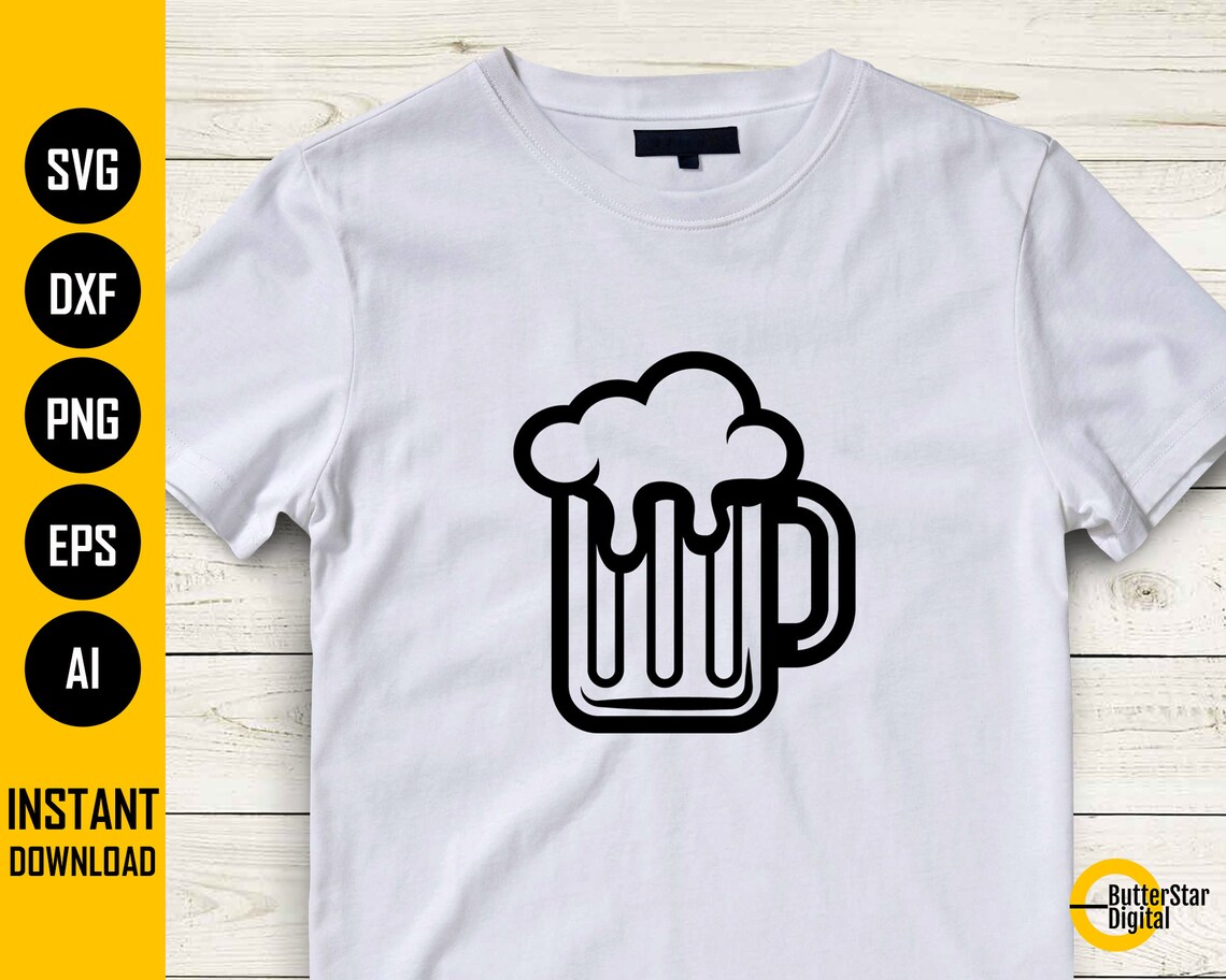 Beer Mug SVG Beer Glass SVG Beer Stein SVG Alcohol Drink - Etsy