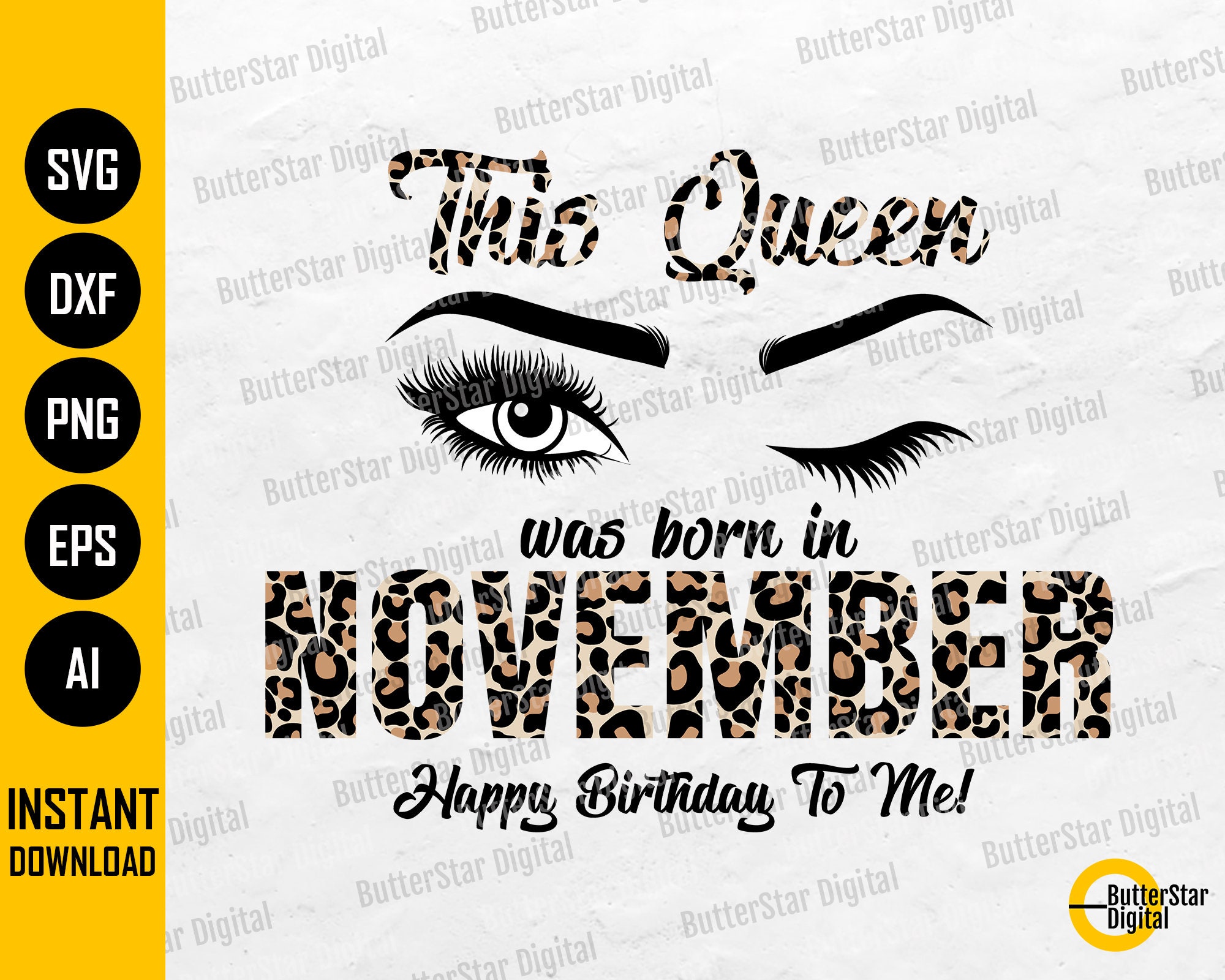 November Girl SVG | This Queen SVG | Women Born in November Birthday ...
