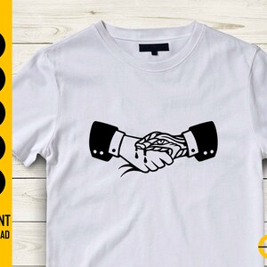 Handshake With Snake SVG | Shake Hands SVG | Animal T-shirt Decal ...