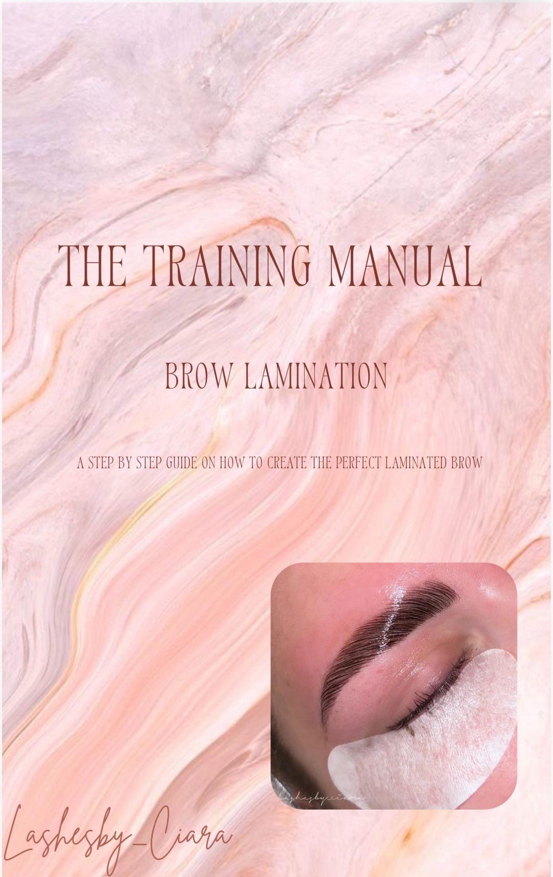 Brow Lamination Training Manual- Lashesby_ciara - Etsy