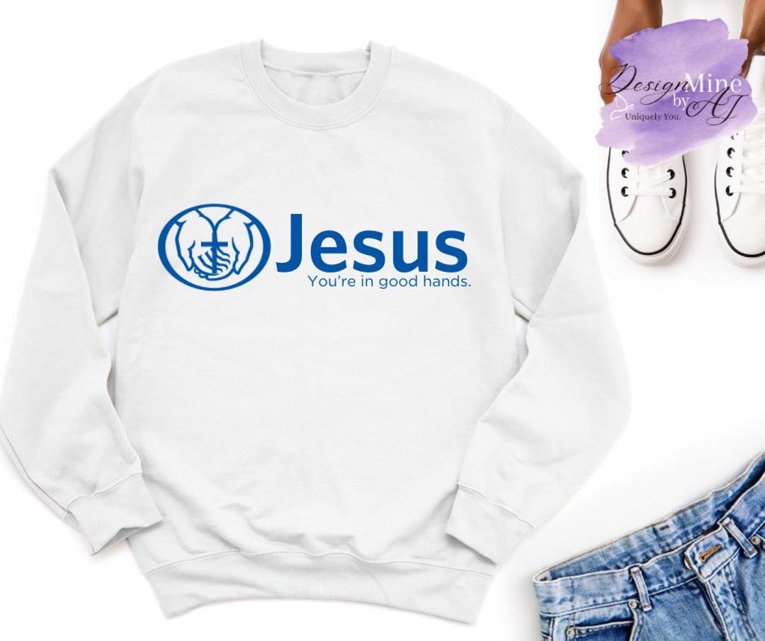 Jesus Allstate Good Hands PNG - Etsy